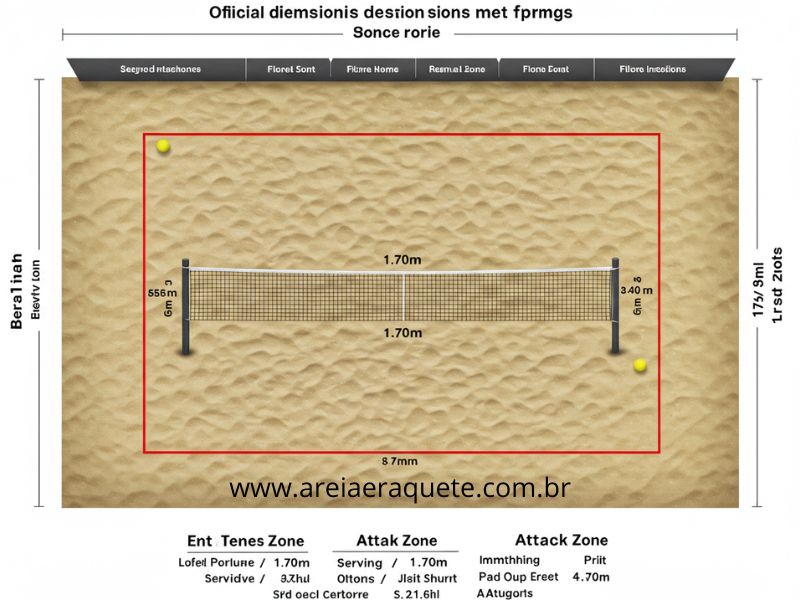 Medidas da quadra de beach tennis: tudo sobre as medidas e a quadra ...